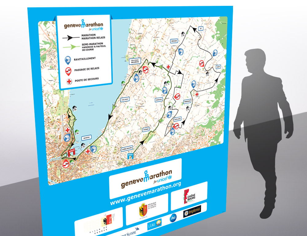 Harmony Genève Marathon 2013 - Efflam Caplain, design graphique responsable